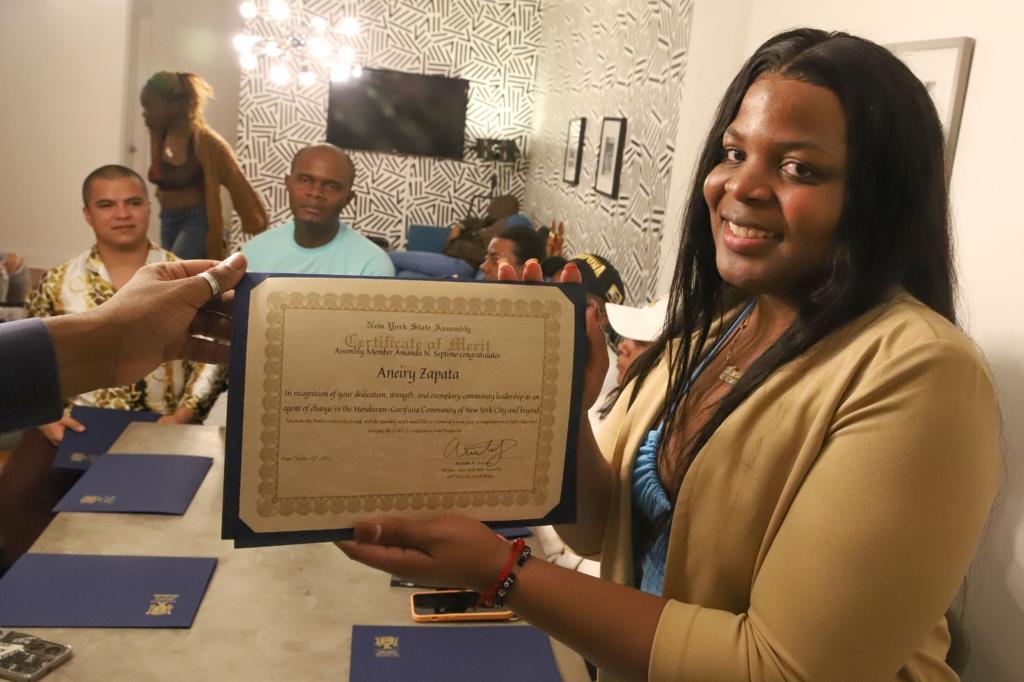 Activistas LGBTQ garífunas y lencas de Honduras visitan NY